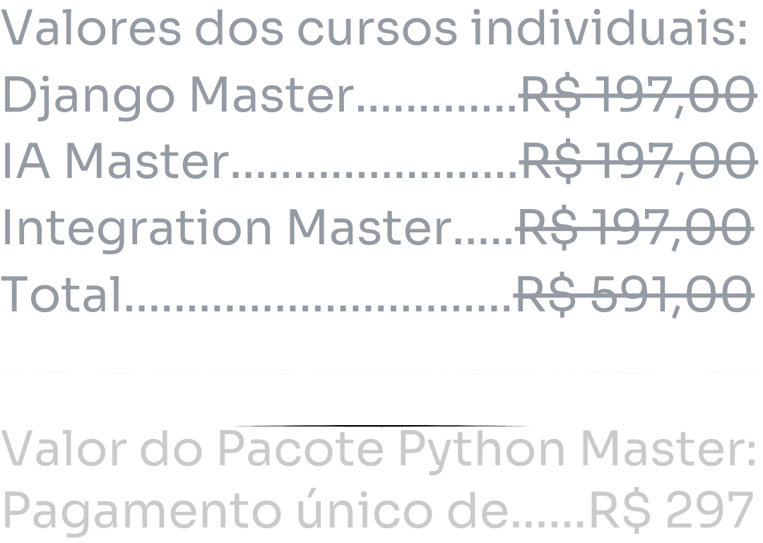 PycodeBR - Pacote Python Master - PycodeBR